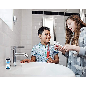 Veoley 3 Minutes Sand Timer Hourglass Sandglass Sand Clock for Games Classes Toothbrushing Workout - Blue