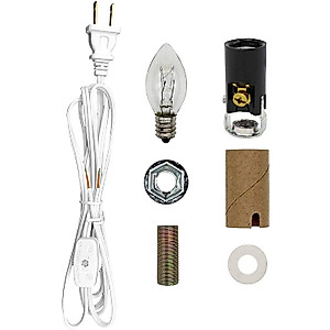 Creative Hobbies® ML2-B6 Small Christmas Tree Wiring Kit, Great for Lighting Small Objects