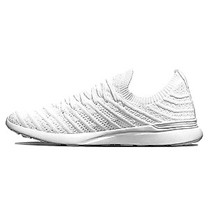 APL: Athletic Propulsion Labs Men's Techloom Wave Sneaker, White/White, 14