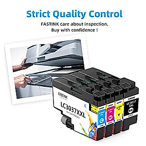 LC3037XXL Compatible Ink Cartridges Replacement for Brother LC 3037 XXL LC-3037XXL LC3037BK 4 Pack Work with Brother MFC-J5945DW MFC-J6945DW MFC-J5845DWXL MFC-J6545DWXL Printer (BK/C/M/Y)