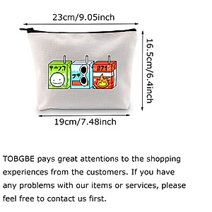 TOBGBE Dream Team Juice Boxes Makeup Bag Gamers Gift Game Lover Cosmetic Bag (Juice Game)