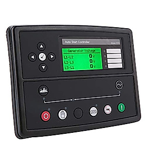 DSE7210 Deep Sea Electronic Generator Controller Module Control Panel LCD Display for/Gasoline/Gas Genset Motor