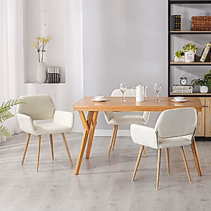 Vanity Chair No Wheels Black Desk Chair with Metal Legs Black Makeup Chair with Hollow Backrest Comfy Desk Chair/Accent Task Chair/Arm Chair for Bedroom Living Room