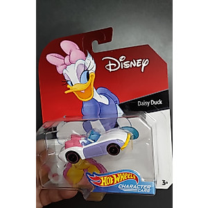 Hot Wheels Disney Bundle Vehicles 6-Pack Toy Vehicles Exclusive Daisy Character Car Gift Idea Ages 3 and older, Multicolor