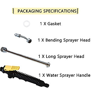 Watering Wand, Water Sprayer, G3/8in Dn10 2-in1 High Pressure Adjustable Water Sprayer Flower Watering Nozzle 22.8in For Gardens Orchards Greenbelts