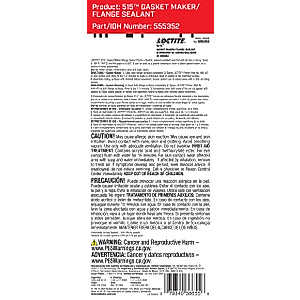 Loctite 515 Gasket Maker & Flange Sealant for Automotive: High Temp, Medium-Strength, Anaerobic | Purple, 50mL (PN: 555352)