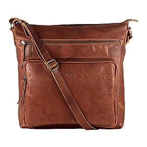 Mou Meraki Genuine Leather Large Crossbody Purse and Handbags - Crossover Bag Over the Shoulder Women (SMALL LIGHT YELLOW)