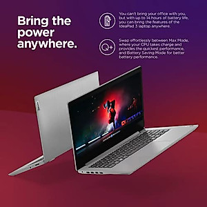 Lenovo Ideapad 3i Flagship 14'' FHD Laptop for Business and Students Essential, 12GB RAM, 512GB NVMe SSD, Intel Dual Core Processor, Wi-Fi 6, HDMI, Dolby Audio, Windows 11 Home, GM Accessories, Gray