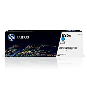 HP 826A Cyan Toner Cartridge | Works with HP Color LaserJet Enterprise M855 Series | CF311A
