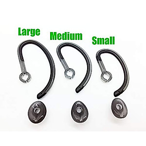 AvimaBasics Savi X40 Ear Tips | Replacement Earbuds Ear Buds Headset Parts Spare Kit Ear Loops Compatible with Plantronics SAVI X40 CS540 Savi W440 W740 W745 WH500 - (Mixed L/M/S) (1 Pack)