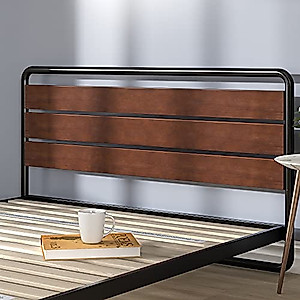 ZINUS Therese Metal Platform Bed Frame / No Box Spring Needed / Wood Slat Support / Easy Assembly, Full