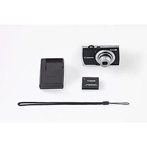 Canon PowerShot A2500 16.0 MP Digital Camera with 5X Optical Zoom and 720p HD Video Recording (Black)