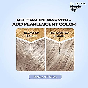 Clairol Blonde It Up Crystal Glow Toners Demi-Permanent Hair Dye, Radiant Opal Hair Color, Pack of 1