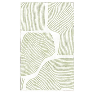 ODIKA Ultra Soft Area Rug 5x7, Non Slip, Stain Resistant Living Room Rug, Washable Area Rugs for Living Room, Rugs for Bedroom, Modern Abstracy Style (Beige, 5x7)