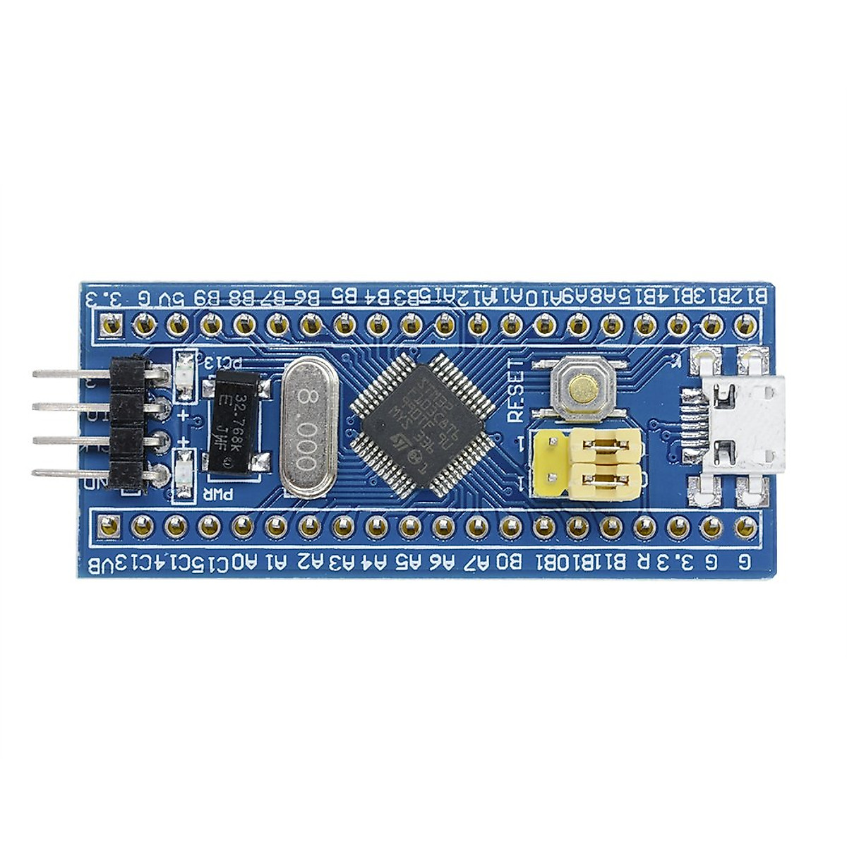 Aideepen 2pcs 40pin STM32F103C8T6 ARM STM32 SWD Minimum System Board Micro USB Development Learning Board Module