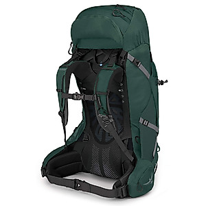 Osprey Aether Plus 60L Men's Backpacking Backpack, Axo Green, L/XL