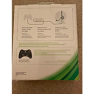 Microsoft Xbox 360 P5F-00001 Headset - In-Line Volume Control, Boom Microphone