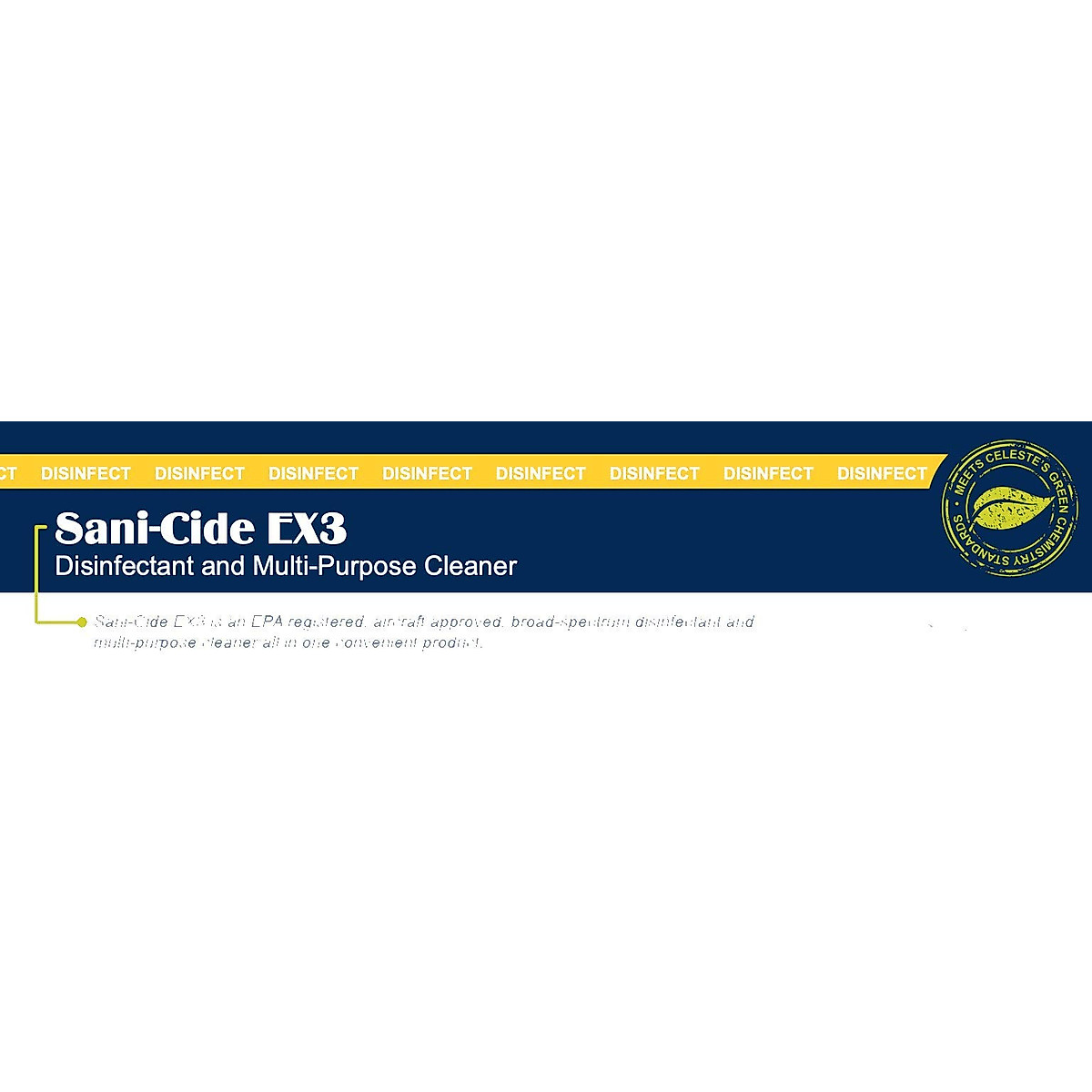 Celeste Sani-Cide EX3 Multi-Purpose Cleaner (12 x 1 QT Bottle)