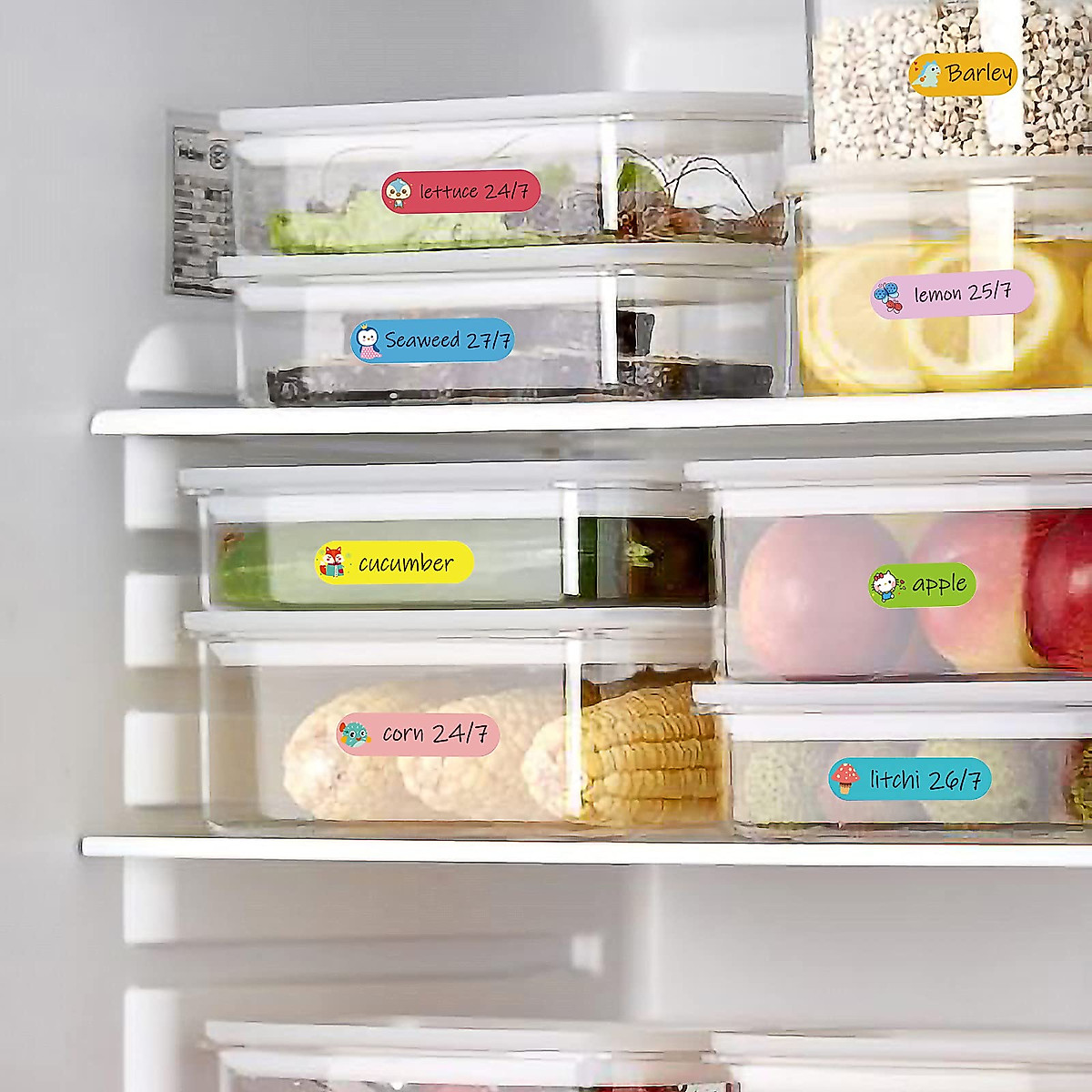 Baby Bottle Labels for Daycare, 128 PCS Toddler Daycare Labels Waterproof, Self-Laminating, Dishwasher Safe, Preschool Labels for Sippy Cup, Lunch Box, Name Labels Stickers for Kids School Supplies