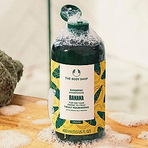 The Body Shop Banana Truly Nourishing Shampoo, 13.5 Fluid Ounce