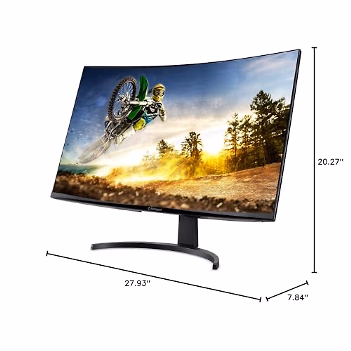 AOPEN by Acer 32HC5QR Sbiipx 31.5” Full HD (1920 x 1080) 1500R Curved Gaming Monitor | AMD FreeSync Premium Technology | 165Hz Refresh Rate | 1ms TVR | VESA Mountable | Display Port & HDMI