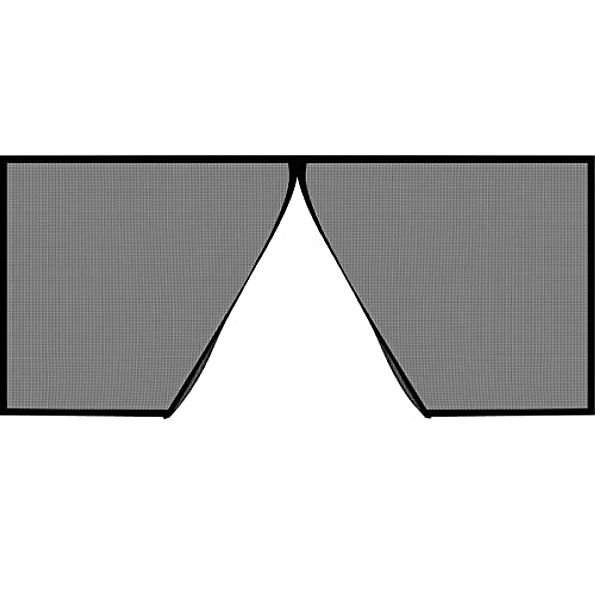 VEVOR Garage Door Screen, 18 x 7 ft for 2 Cars, 5.8 lbs Heavy-Duty Fiberglass Mesh for Quick Entry with Self Sealing Magnet and Weighted Bottom, Kids/Pets Friendly, Easy to Install and Retractable