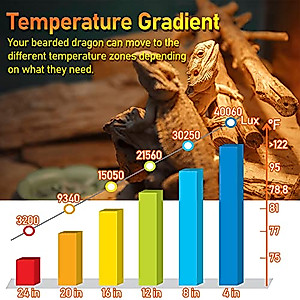 NEPTONION Reptile Heat Lamp 75W UV Heat Light Bulb, Basking Daylight Spot Bulb for Lizard, Tortoise, Bearded Dragon (E26,110V)