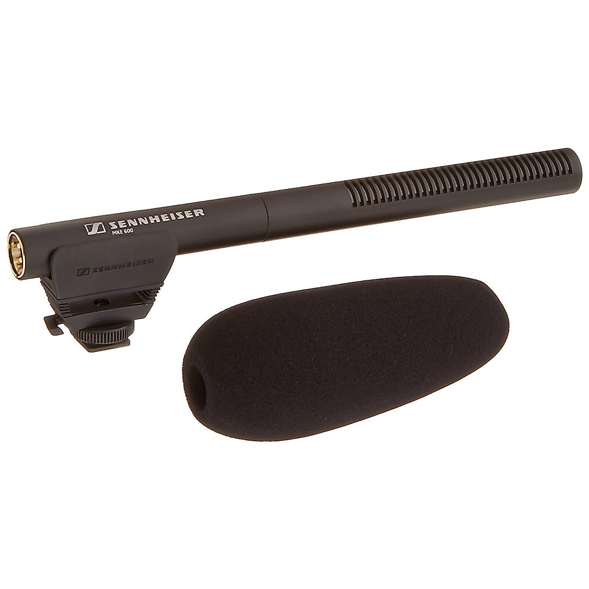 Sennheiser MKE 600 Video, Cinema and Broadcasting Shotgun Microphone Complete Kit with LyxPro Boompole, Shockmount, Windscreen Bundle