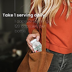 Magnesium Glycinate 500mg Supplement Capsules, Chelated High Absorption Bioavailable Gentle Form Magnesium, Highly Purified Magnesium Mineral Supplements for Women & Men, 120 Veggie Caps, Made in USA