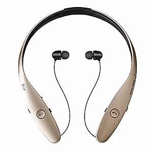 LG Electronics Tone Infinim HBS-900 Bluetooth Wireless Stereo Headset- Retail Packaging - Gold