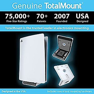 TotalMount Wall Mount for PS5 – Mounts Playstation 5 on a Wall by Your TV (PS5 Wall Mount)