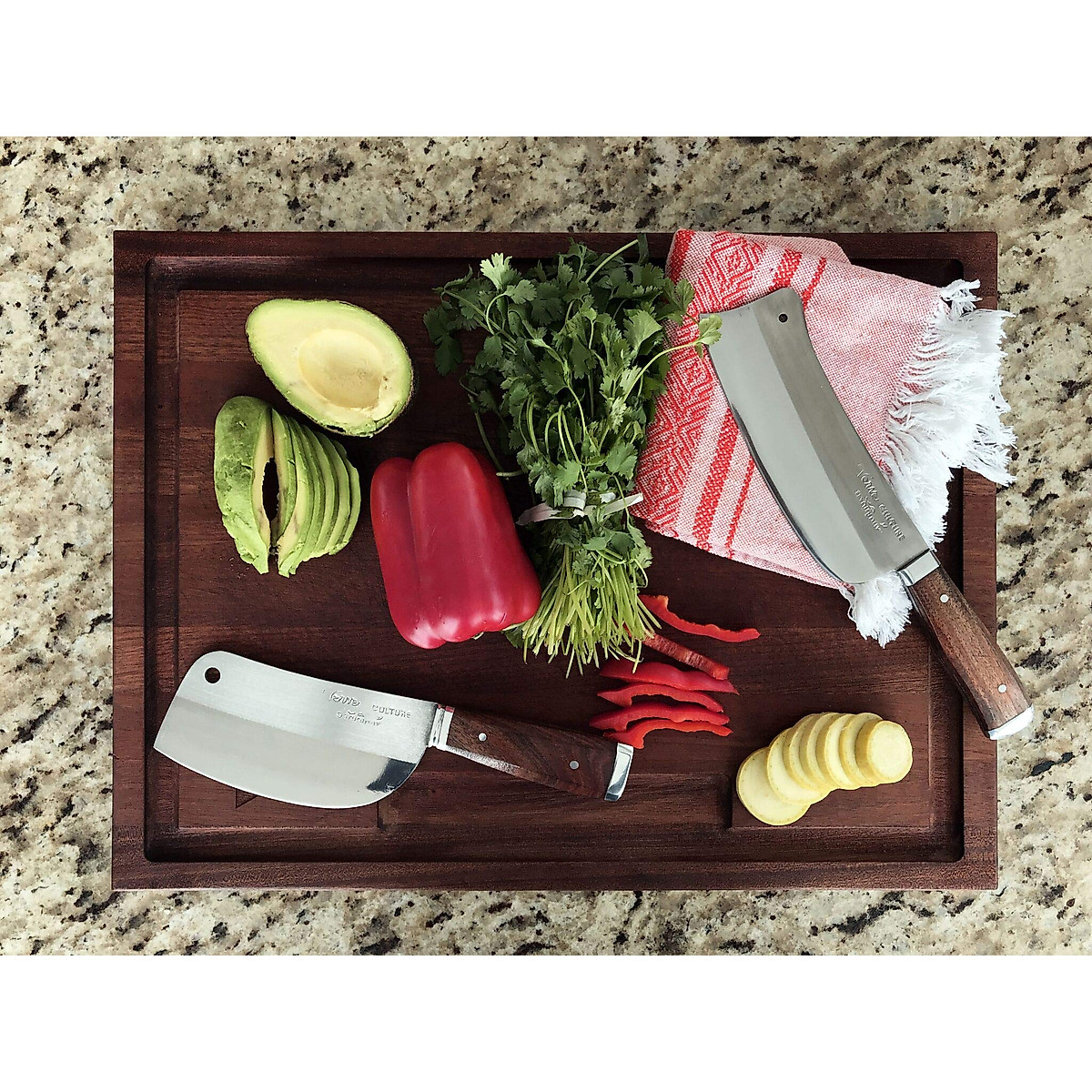 Verve Culture Artisan Stainless Steel Thai Chef's Knife #2 - Authentic Hand Crafted in Thailand