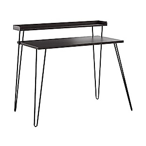 Ameriwood Home Haven Retro Desk with Riser, Espresso