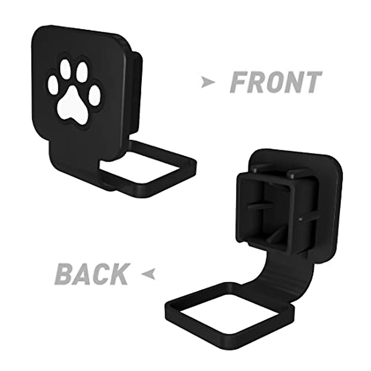 UTSAUTO Trailer Hitch Cover 2 Inch Paw Prints Tow Trailer Hitch Cover Plug Insert Receiver Tube Cover with Bracket Fits for Jeep Dodge Ram Porsche Mercedes Benz GMC N1ssan Toy0ta Chev Truck 1Pack