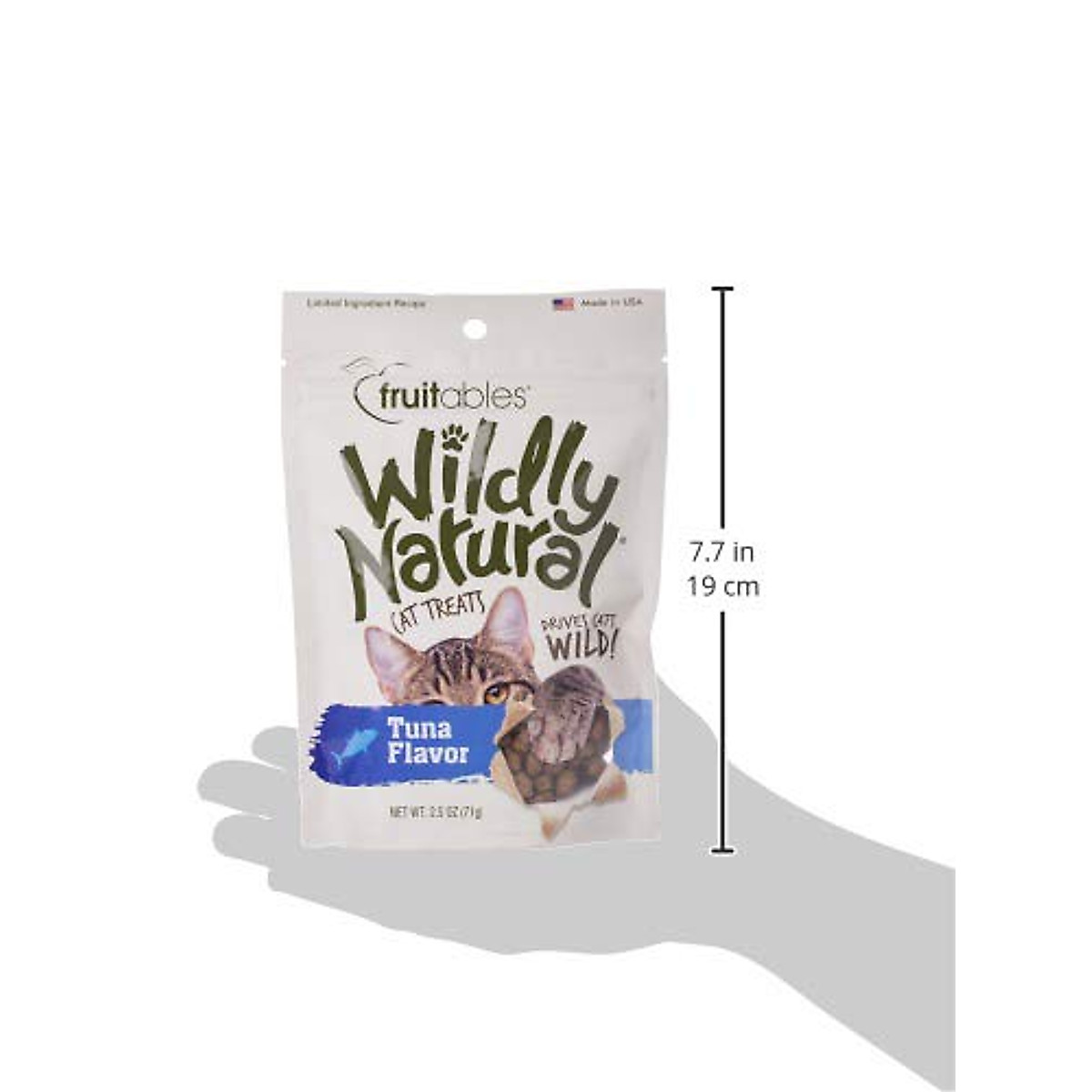 Wildly Natural Cat Treats, Tuna Flavor, 2.5 oz