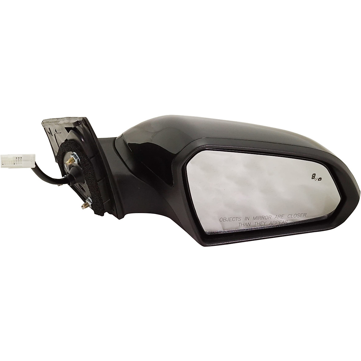 Kool Vue Driver & Passenger Side Power Non-Heated Mirrors for Hyundai Sonata 2018-2019 With Blind Spot Monitor; Without Memory Paintable