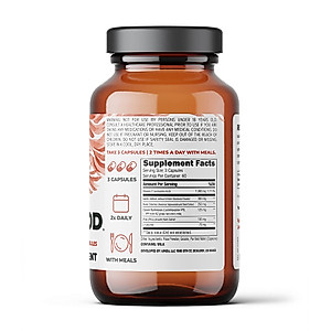 UMZU Redwood - Supports Nitric Oxide & Healthy Blood Flow - Blend of Vitamins & Herbal Extracts - Supplement with Vitamin C, Garlic & Horse Chestnut - for Well-Being - 30 Day Supply - 180 Capsules