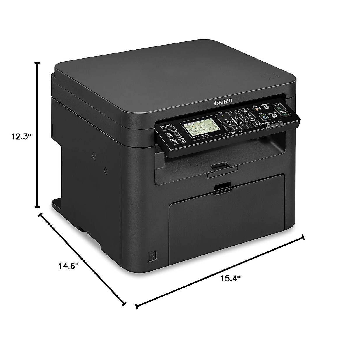 Canon Image Class D570 Monochrome Laser Printer with Scanner and Copier - Black