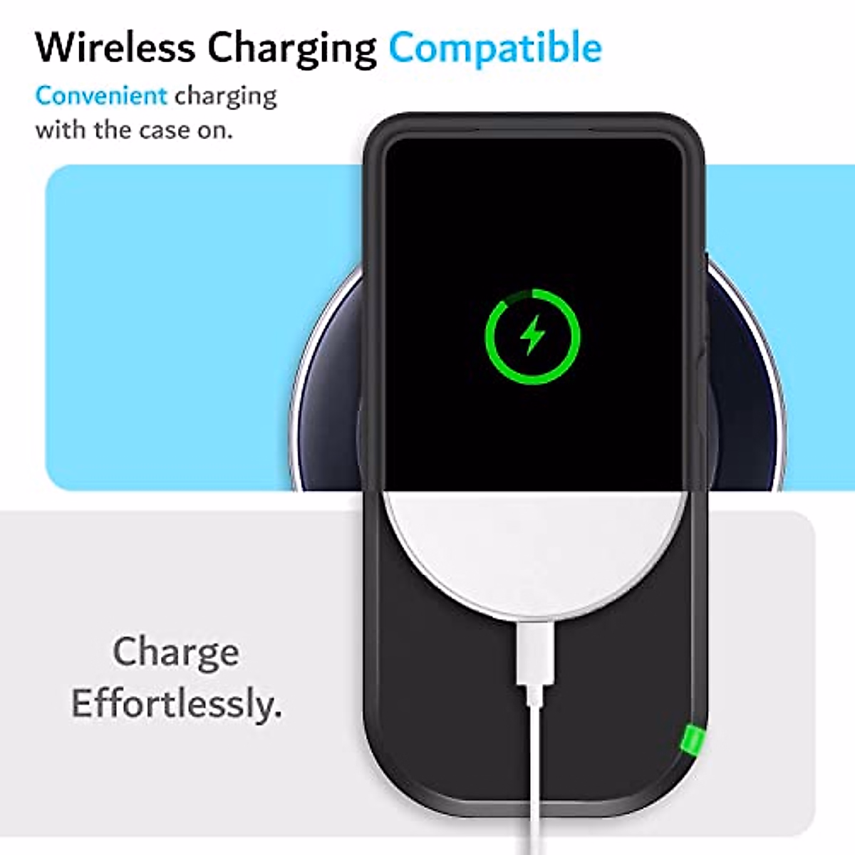 TUDIA DualShield Designed for Motorola Edge 5G UW Case/Moto Edge 2021 Case, [Merge] Shockproof Military Grade Slim Heavy Duty Tough Dual Layer Protection for Moto Edge 5G UW Case - Indigo Blue