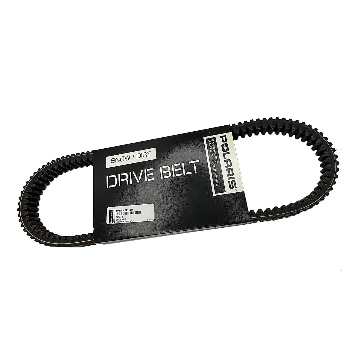 Polaris Snowmobile Drive Belt for SKS 155, RMK Khaos, Khaos Slash, Khaos MATRYX, Khaos AXYS, Pro RMK AXYS, QD2, Slash, MATRYX Slash Models and More, Runs Cooler, OEM Performance CVT Belt - 3211216