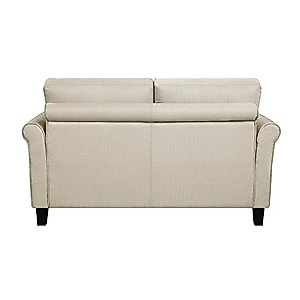 Lexicon Mendota Living Room Loveseat, Beige
