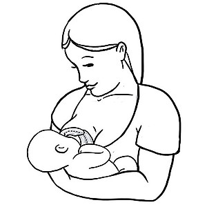 Breast Soother - Breastfeeding Relief Pack/Nursing Pain and Discomfort Hot or Cold Pack - Pattern May Vary