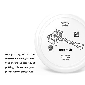 Yikun Disc Golf Discs Professional PDGA Disc Golf Throwing Disk Golf Putter165-170g Stable Golf Discs Perfect for Outdoor Games and Competition[Dics Shade May Vary]