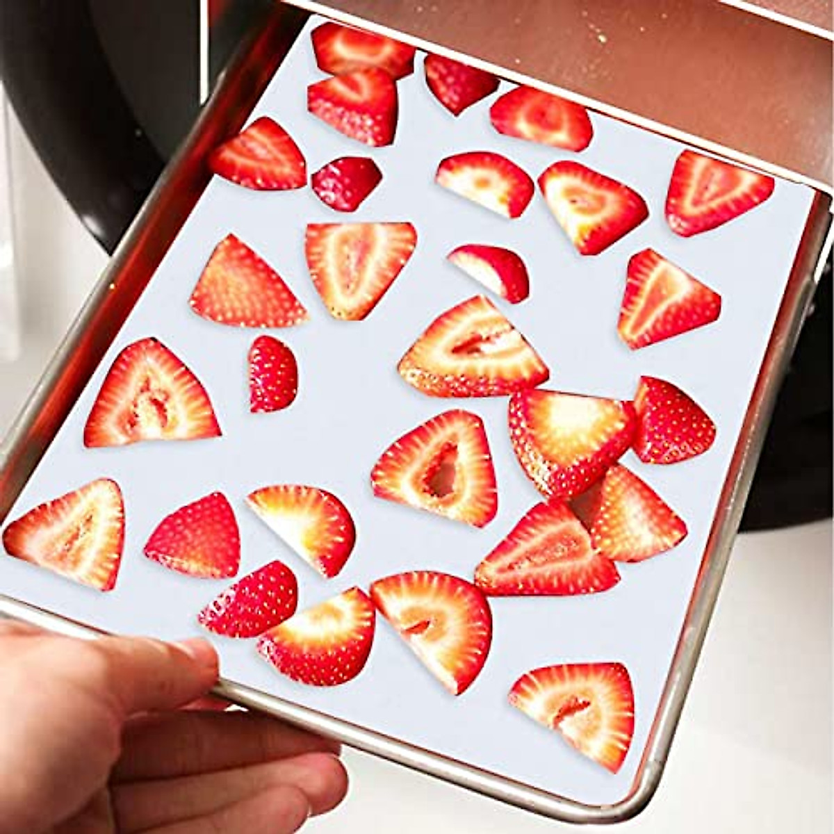 100Pack Tray Mats Set for Harvest Right Freeze Dryer Trays, Accessories for Harvest Right Freeze Dryer, One-Off Tray Mats Compatible with Harvest Right Freeze Dryer Medium Trays - (17" x 6.8")