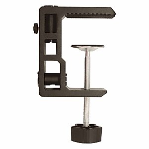 Replacement Heavy Duty C Clamp for 1/2” Base Magnifying Lamp，XINME Desk Lamp，Swing Arm Lamp，Phone Mount，I pad Mount，Tablet Holder，Mic Holder (G2 BLACK)