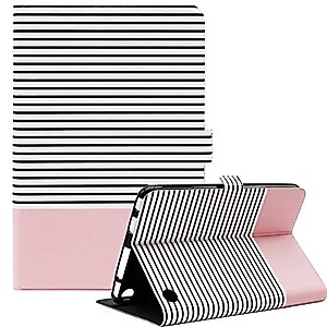 Viclowlpfe All-New Amazon Fire 7 Tablet Case, Fire Tablet 7 Case (Compatible with 12th Generation, 2022 Release), Slim Fit Lightweight Leather Smart Case with Auto Wake/Sleep, Streak