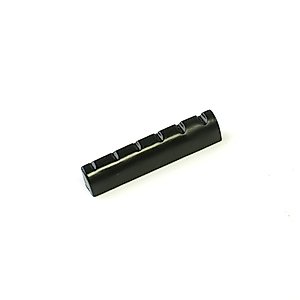 Slotted Nut Replacement For Electric/Acoustic Guitar 42mm 1-11/16,Black