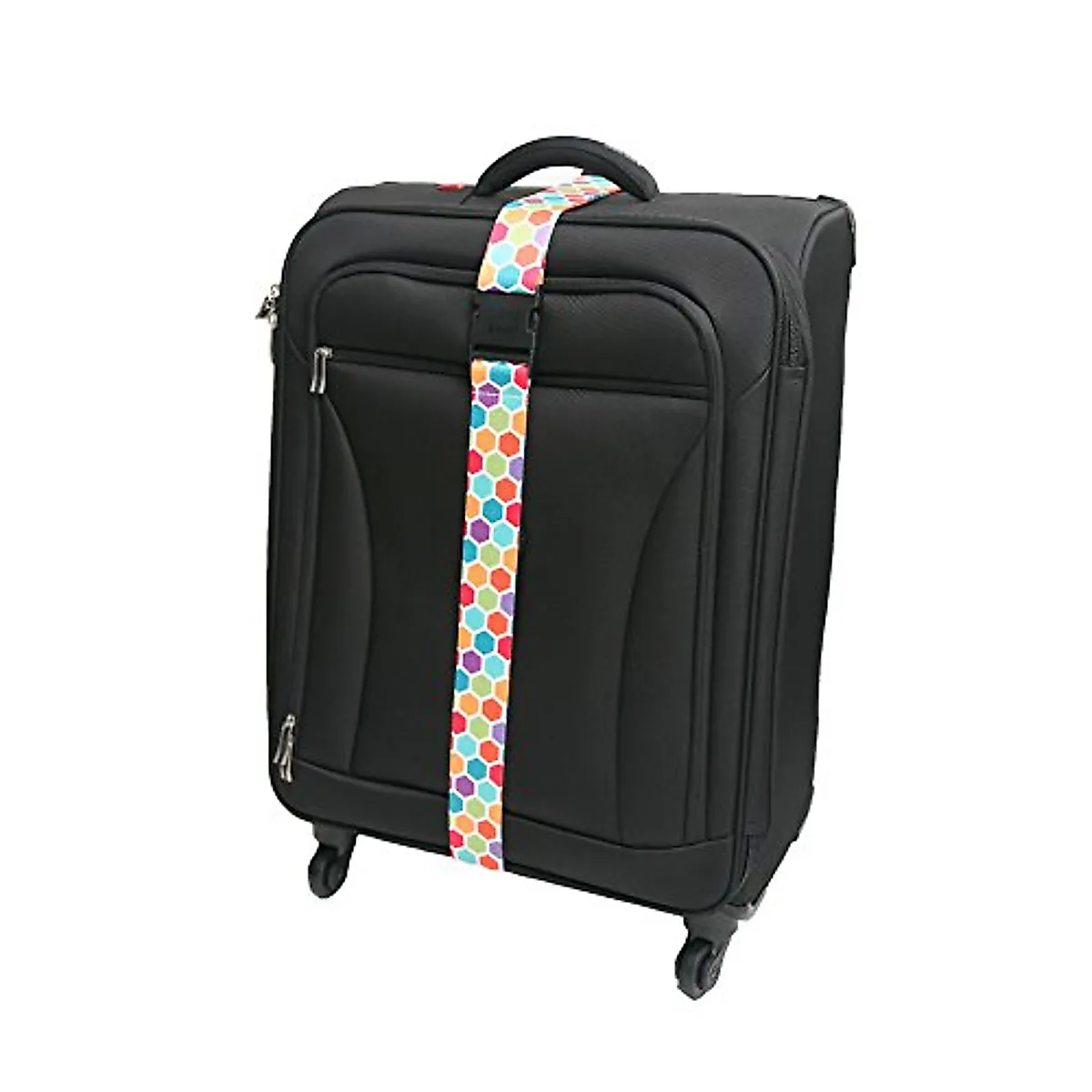 ORB Travel Premium Designer Luggage Strap -LS303-Multi-Colour-Honeycomb