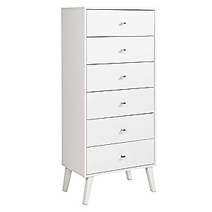 Home Square 4-Piece Set with 2 Modern Nightstands Tall Chest & 7-Drawer Dresser