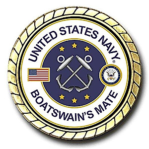 US Navy Boatswains Mate Challenge Coin - Officially Licensed
